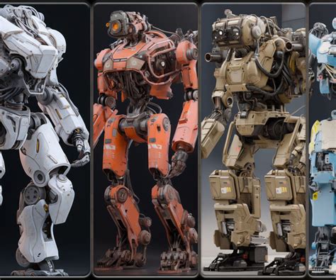 Artstation 200 Fantasy Self Assembling Robots Reference Pack 4k V 46 Artworks