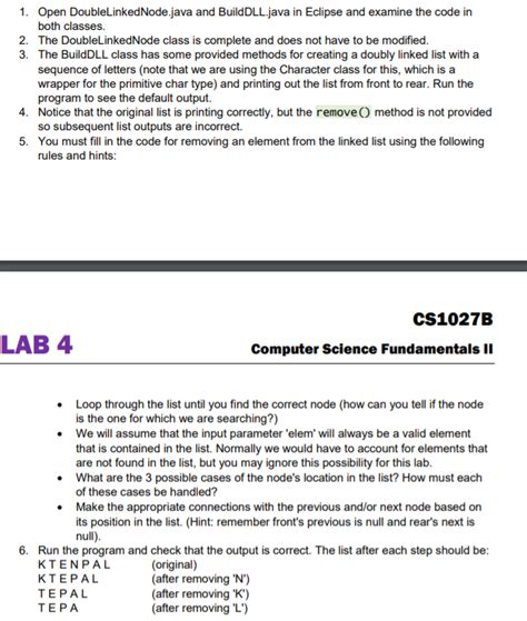 Solved 1 Open Doublelinkednodejava And Builddlljava In