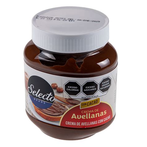 Crema De Avellanas Selecto Brand 350g Chedraui