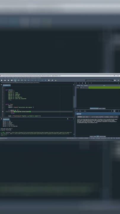 Esse Projeto Simples Vai Te Ensinar Muito Em Python Shorts Youtube