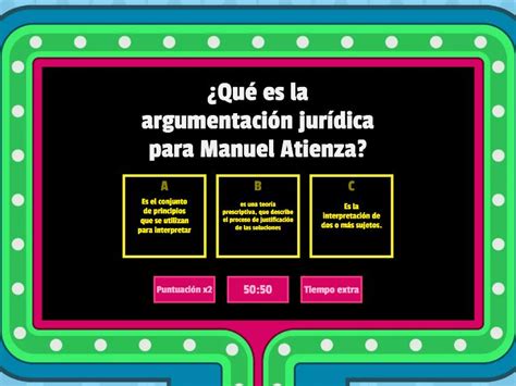 El Modelo De ArgumentaciÓn JurÍdica De Manuel Atienza Kuis Gameshow