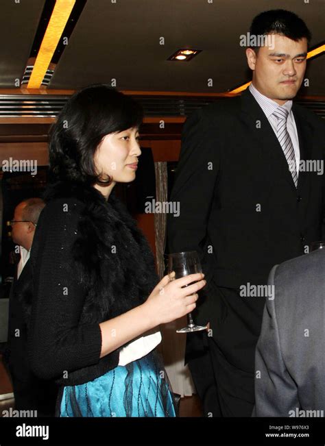 Retired Chinese Basketball Superstar Yao Ming And His Wife Ye Li Attend