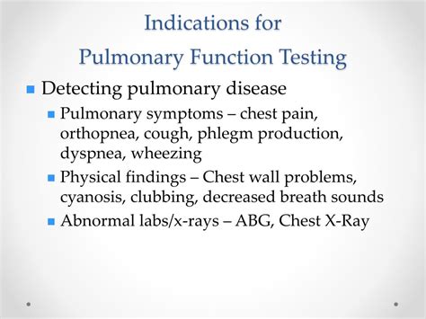 Ppt Pulmonary Function Testing Powerpoint Presentation Free Download