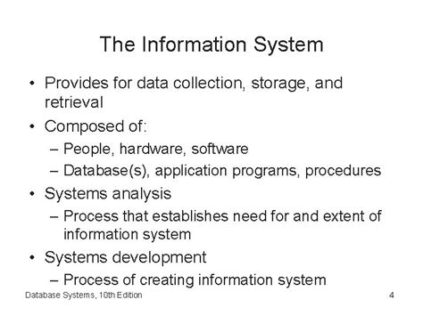 database systems methodology chapter 05 database design objectives