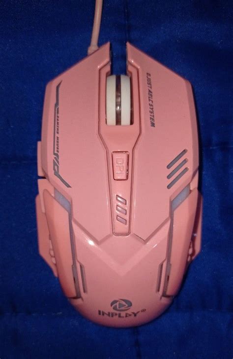 Pink Inplay Wired Gaming Mouse Computers And Tech Parts And Accessories Mouse And Mousepads On