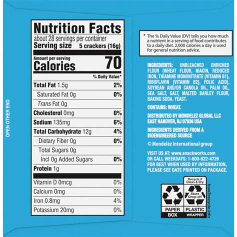 Safeway Premium Original Saltine Crackers Lunch Snacks 16 Oz Same Day