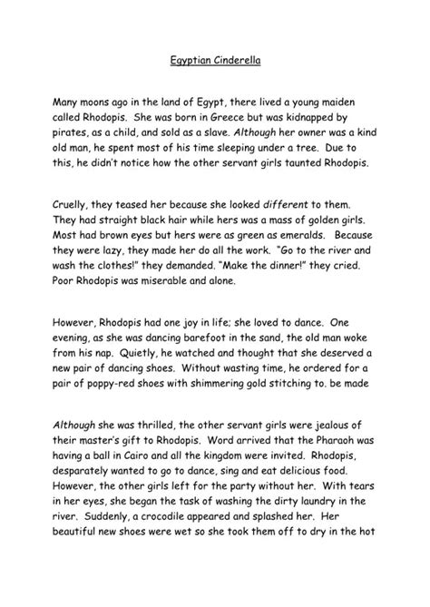 [586279]egyptian Cinderella Text Pdf Docslib