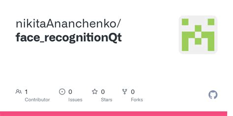 GitHub NikitaAnanchenko Face RecognitionQt