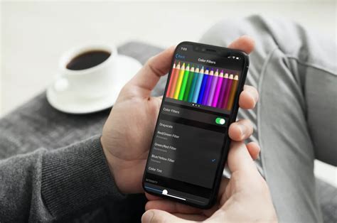 how to use color filters on iphone and ipad