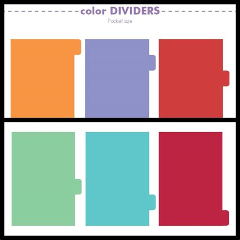 Free Printable Plain Dividers