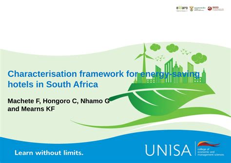 Pdf Characterisation Framework For Energy Saving Hotels In South Africa