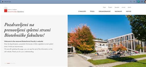University Of Ljubljana Biotechnical Faculty On Linkedin