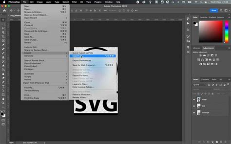 How To Export An SVG File In Photoshop CC Design With Dale