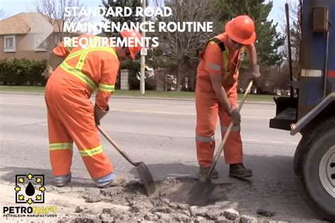 Standard Road Maintenance Routine Requirements