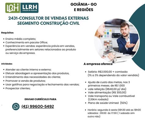 Vaga Para Goiânia E Regiões Próximas Loriane Leal