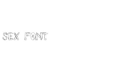 Sex Font