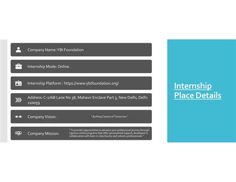 Internship Ppt On Ybi Dfata Sciencepdf Pdf