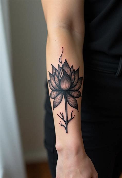 Black Lotus Tattoo Inspiration And Designs