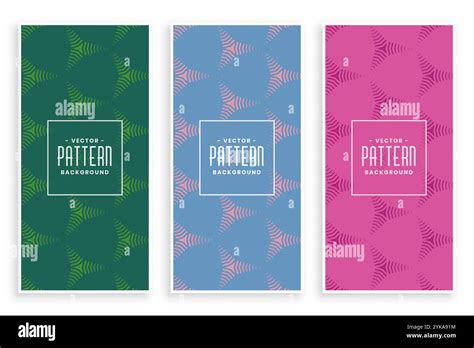 Abstract Geometric Shape Triangle Pattern Set Stock Vector Image And Art
