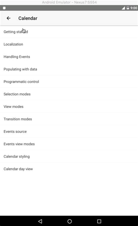 radcalendar can not swipe between months when selectionmode “range