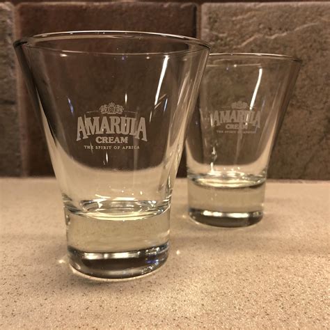 Amarula Cream Liqueur Glasses Set Of 2 Tumblers And Water Glasses