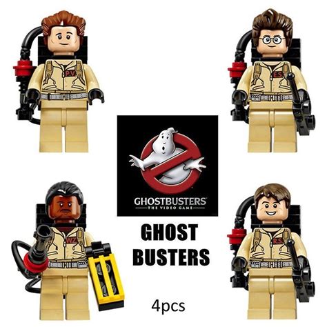 Ghostbusters Series 4pcs Mini Figures Building Blocks Kit Small
