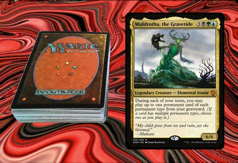 Muldrotha The Gravetide Edh Commander Deck Magic Gathering Mtg 100