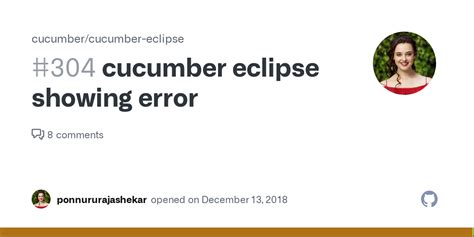 cucumber eclipse showing error · issue 304 · cucumber cucumber eclipse