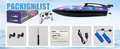 Obest Ferngesteuerte Speedboot Rc Boot Hohegeschwindigkeit Rc