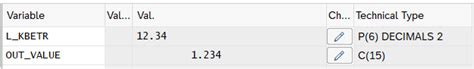 Solved Data Element Decimals Points Query Sap Community