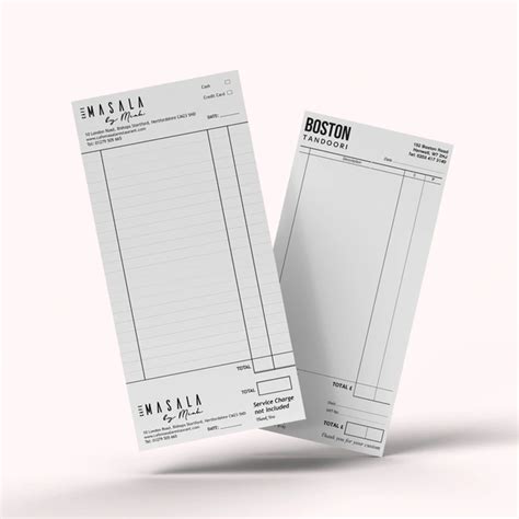 Restaurant Order Pads Mrprinters