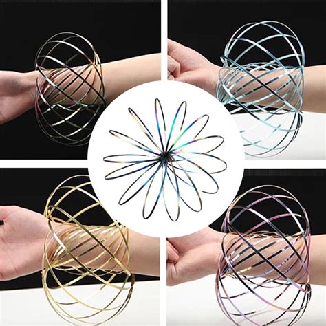 Spinning Spiral Fidget Bracelet Cliprain