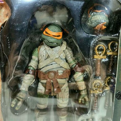Jual Mainan Action Figure Michelangelo As The Mummy Neca Tmnt X