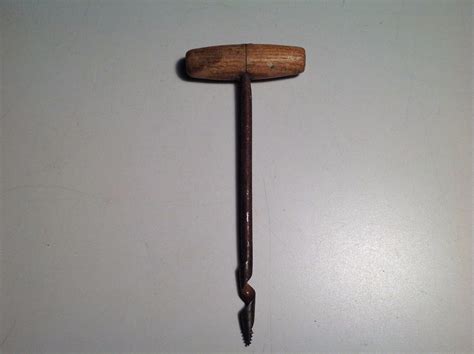 Vintage Wood Handle Gimlet Gimlets Tool Woodworking Carpenter Awl