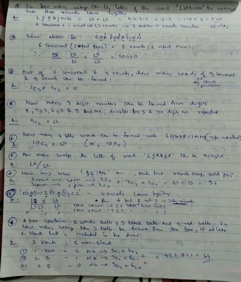 Aptitude Permutation And Combinations Questions