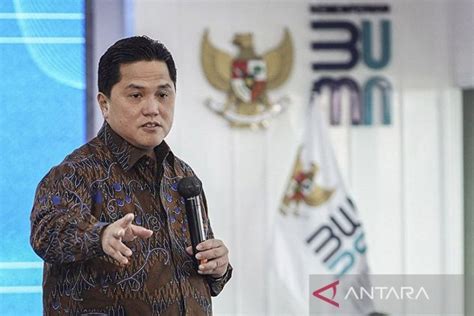 Erick Thohir Jadi Menteri Terbaik Versi Netizen Di Penghujung 2022 Menurut Mediawave Antara