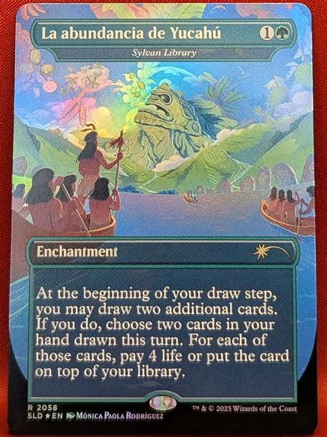 Sylvan Library Magic The Gathering Proxy