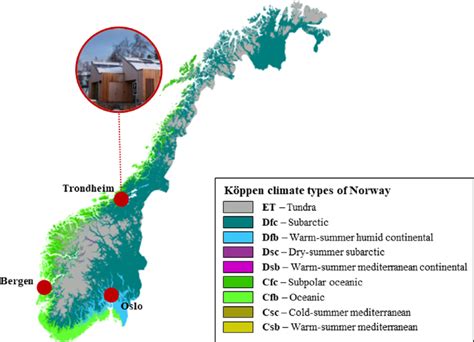 The Köppen Climate Classification System The Case Study Locations And