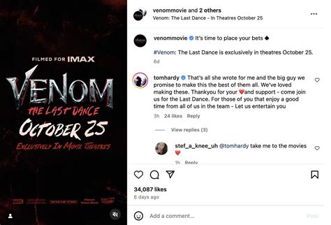 Tom Hardy Seemingly Addresses Whether Venom 3 Is His Last Marvel Movie