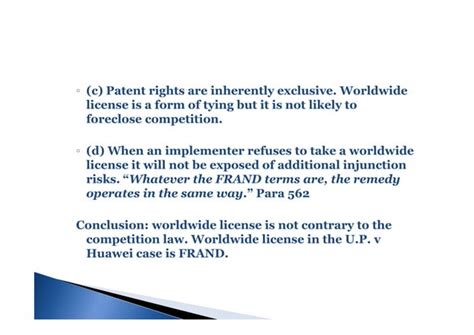 Miplm Research Project Frand Licensing Pdf Legal Services Industry Industries