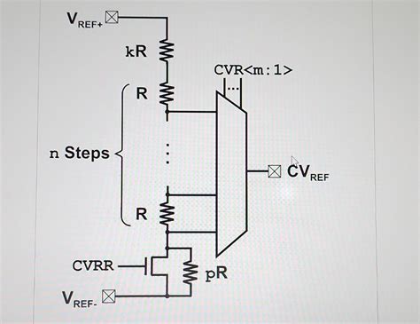 Solved Consider The Comparator Voltage Reference Circuit