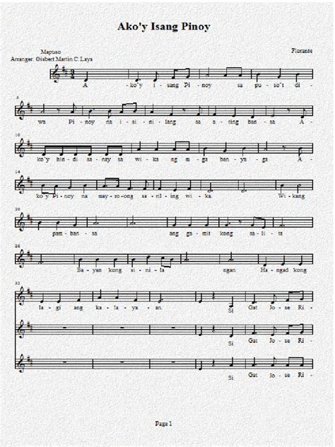 Akoy Isang Pinoy Word Pdf