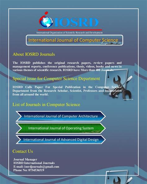 computer science journal special issue