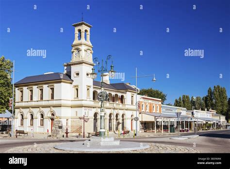 Beechworth Australia January 1 2025 Historic Beechworth Town Centre