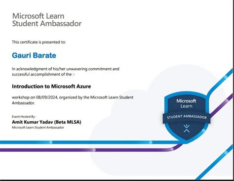 Gauri Barate On Linkedin Microsoftazure Cloudcomputing Workshop