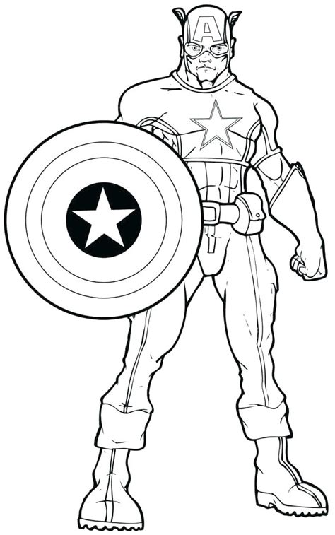 Coloring Pages For Boys Superheroes At Free Printable Colorings Pages To