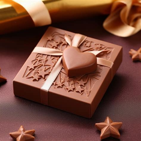 Premium Ai Image Exquisite Chocolate Shape