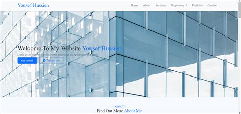 Yousef Hussien A Frontend Web Developer