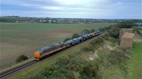 Class 37 Sandite Rail Treatment Train Buckton East Yorkshire