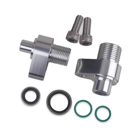 Swap Ls Ac Compressor Adapter Fittings With Gasket Sealing Rings For